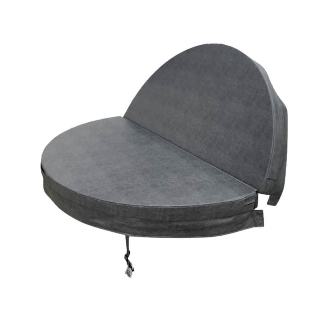2.04m Circular Spa Pool Cover – Charcoal, Insulated & Energy-Efficient ...