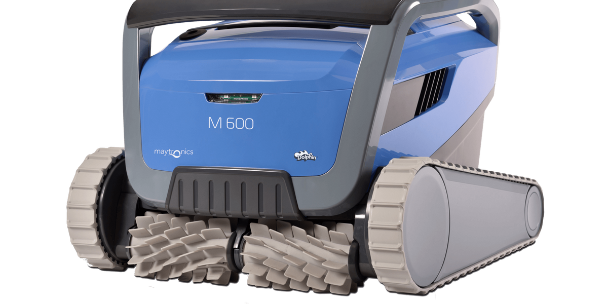 Dolphin M600 Robotic Pool Cleaner | Floor, Wall and Waterline — Perfect ...