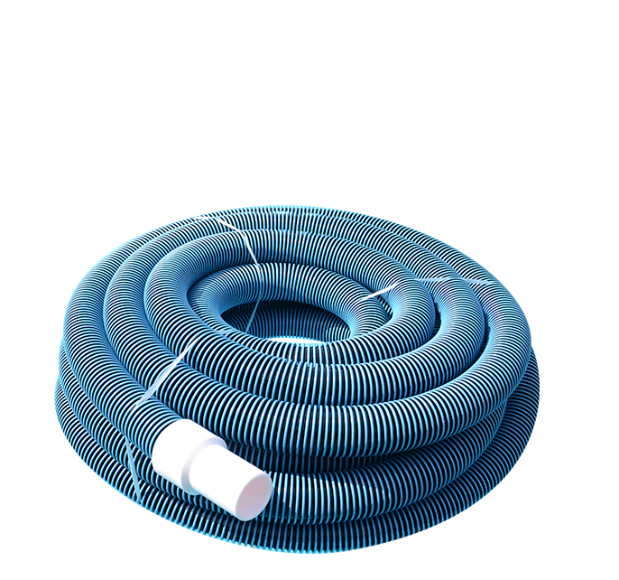 30m Pool Vacuum Hose – 38mm EVA Hose with Hose Cuffs — Perfect Pools NZ